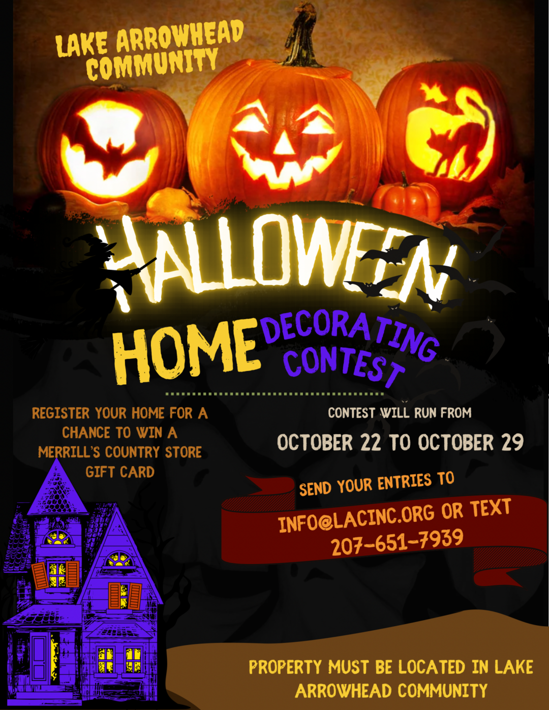 Halloween Decorating Contest | Lake Arrowhead Community