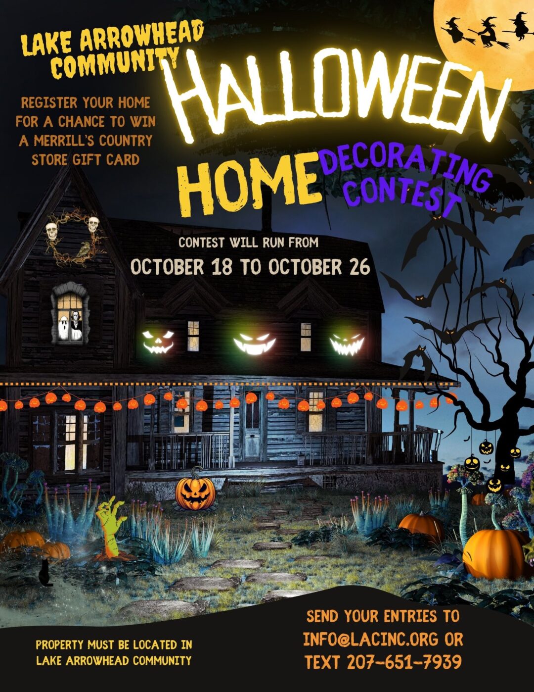 Halloween Home Decorating Contest | Lake Arrowhead Community