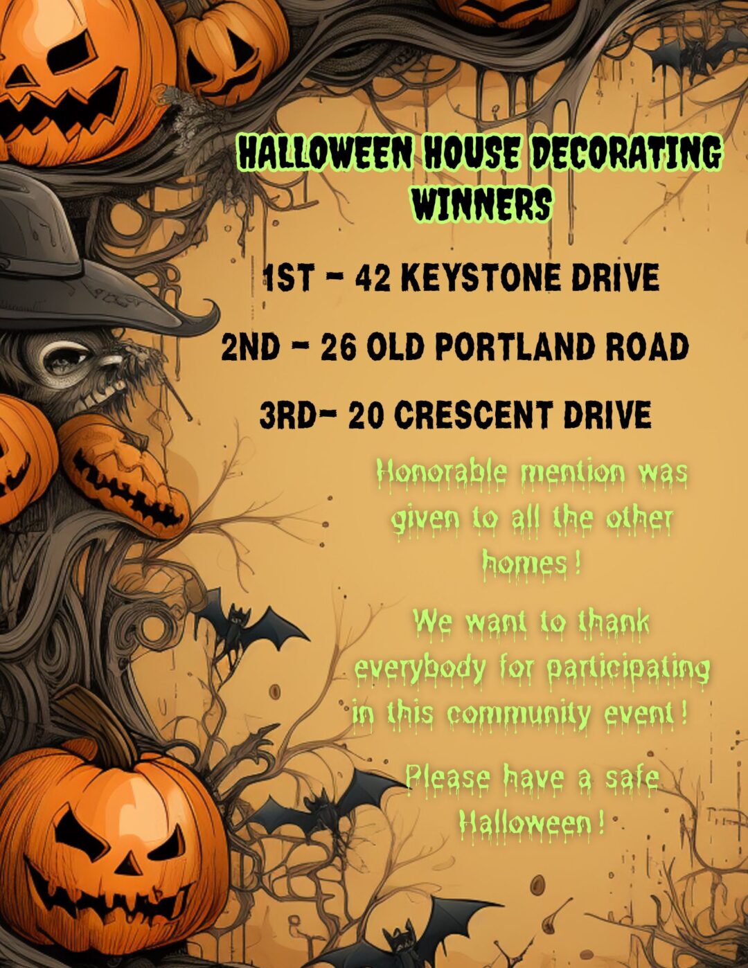 Halloween Decorating Winners | Lake Arrowhead Community