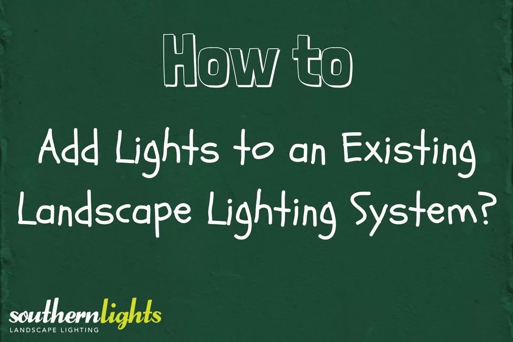 How Do I Add Lights To An Existing Landscape Lighting System?